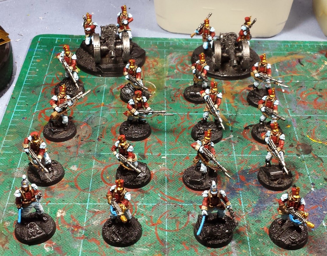Heresy Era Thousand Sons - Spireguard painting in progress - Wargaming Hub