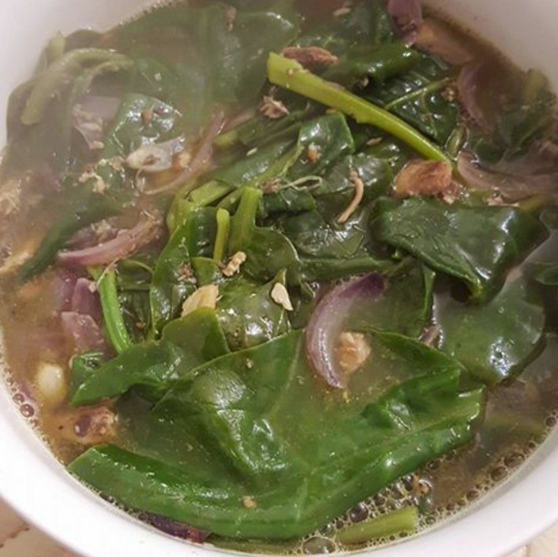 GINISANG ALUGBATI with SARDINAS| PINOY FOOD STYLE - EasyFilipinoFoods ...