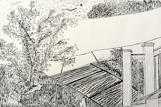 highschoolart: Outside Observational Drawing High School Art