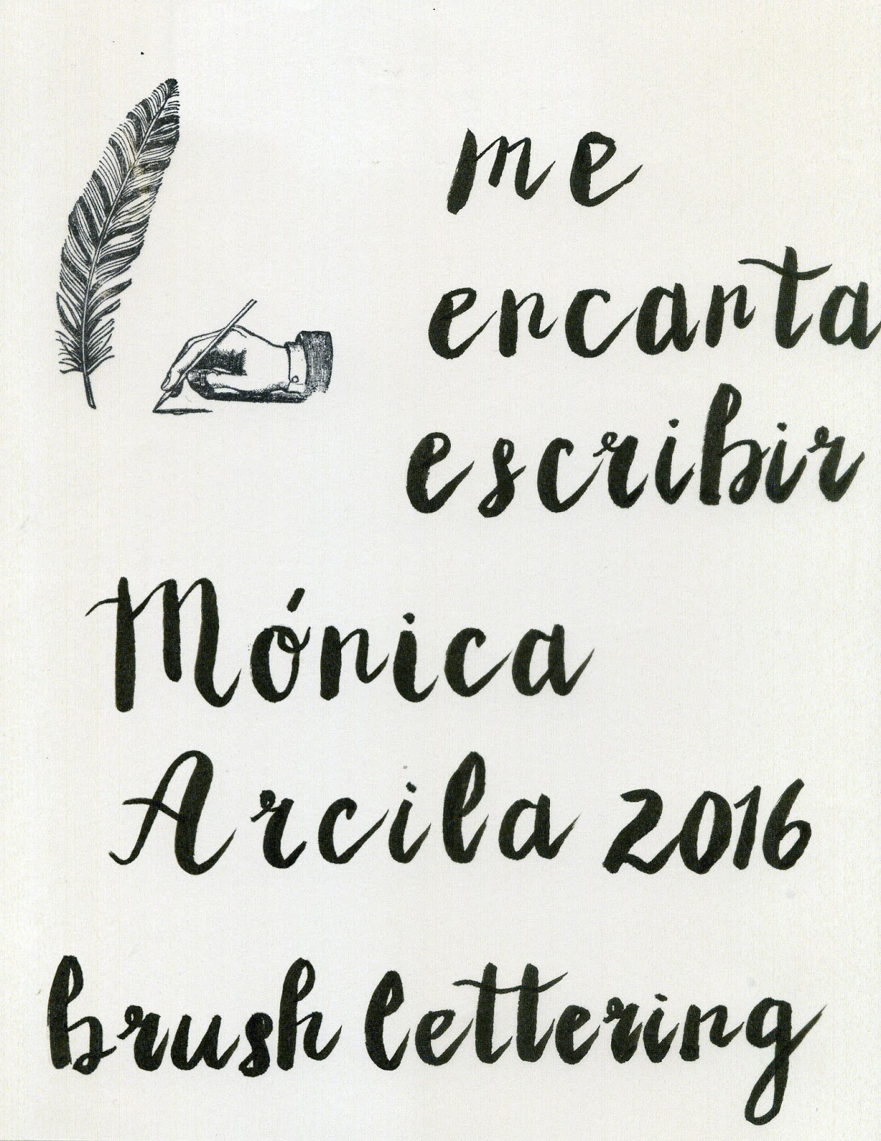 Caligrafía-Mónica Arcila R. Básica-Artística-Creativa Calligraphy for ...