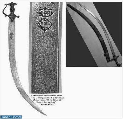 Pedang Damaskus Pedang Paling Tajam Sekali Didunia. - Gaban Comel