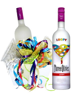 Build A Basket: Loopy Three Olive Vodka Gift Basket