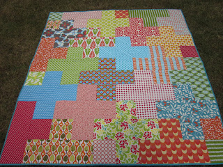 MadeByMeaghan: Plus sign quilt tutorial