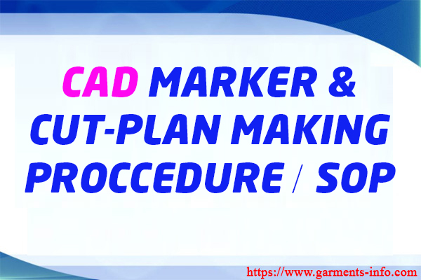 CAD Marker & Cut-Plan Making Procedure | SOP: CAD Marker & Cut-Plan ...