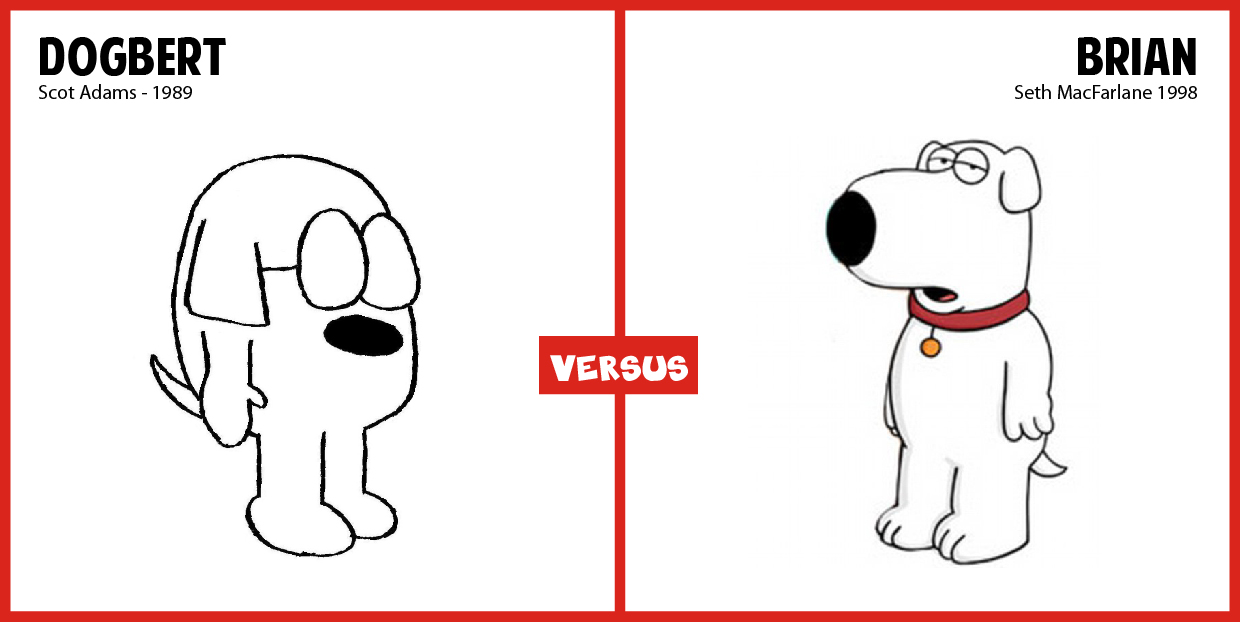 Smoking Cool Cat: Dogbert versus Brian