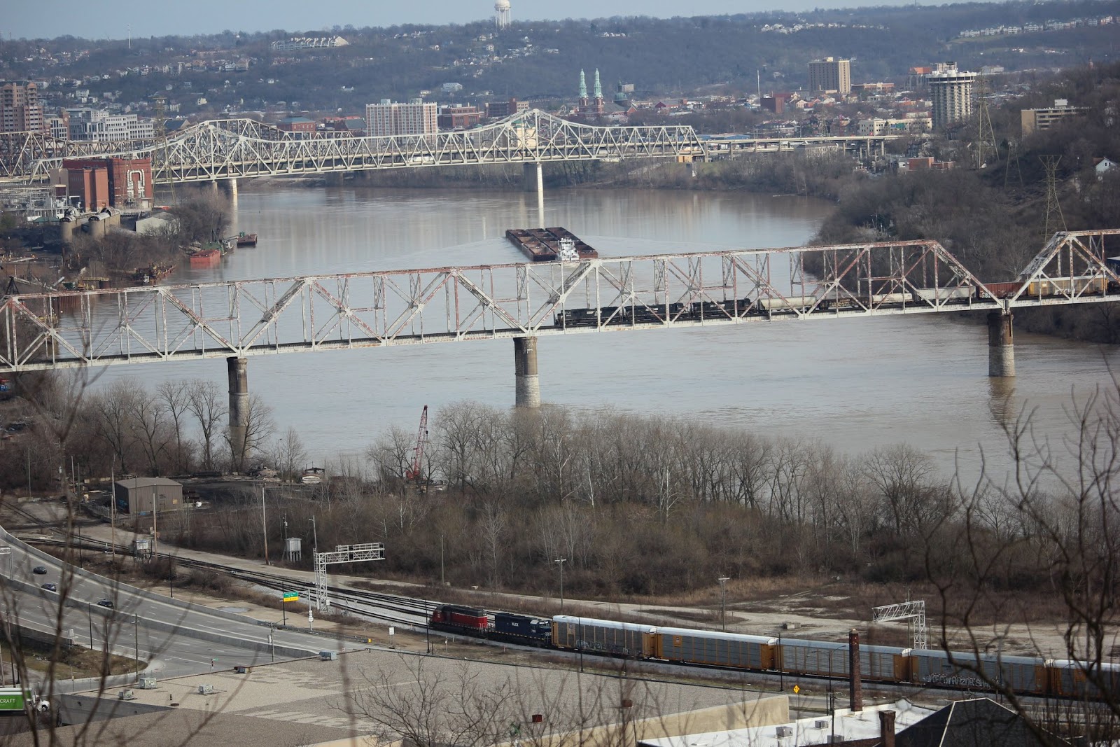 Industrial History: 1877,1922 NS/CNO&TP/Sou/CS Bridges over Ohio River ...