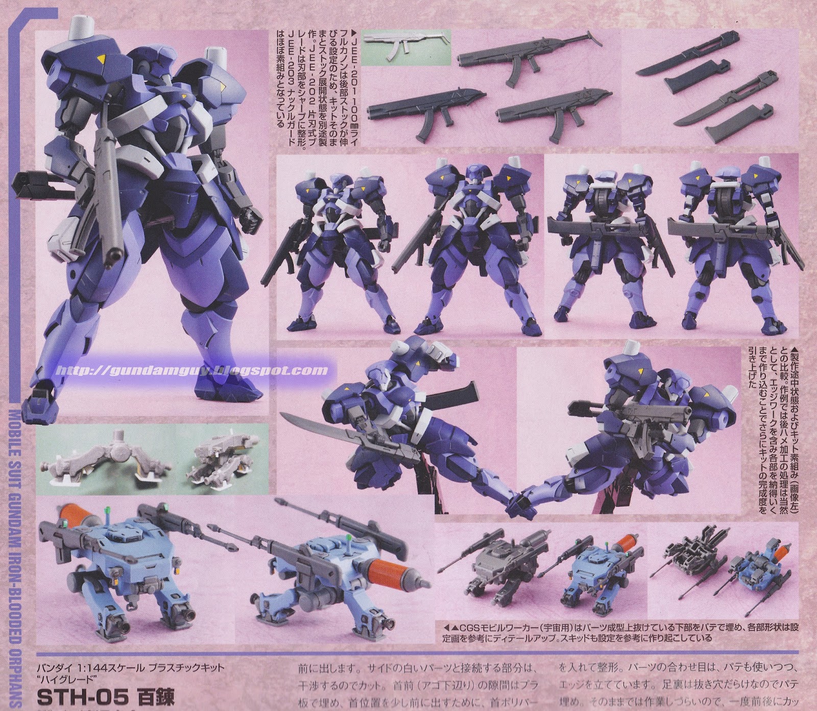 GUNDAM GUY: HG 1/144 Hyakuren - Painted Build