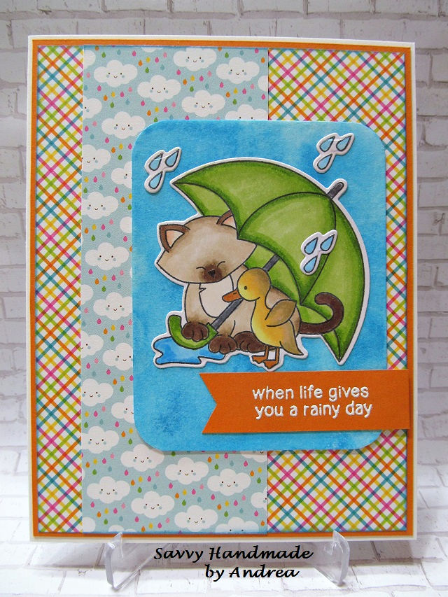 Savvy Handmade Cards: Rainy Day Card