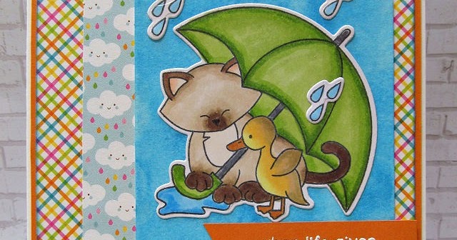 Savvy Handmade Cards: Rainy Day Card