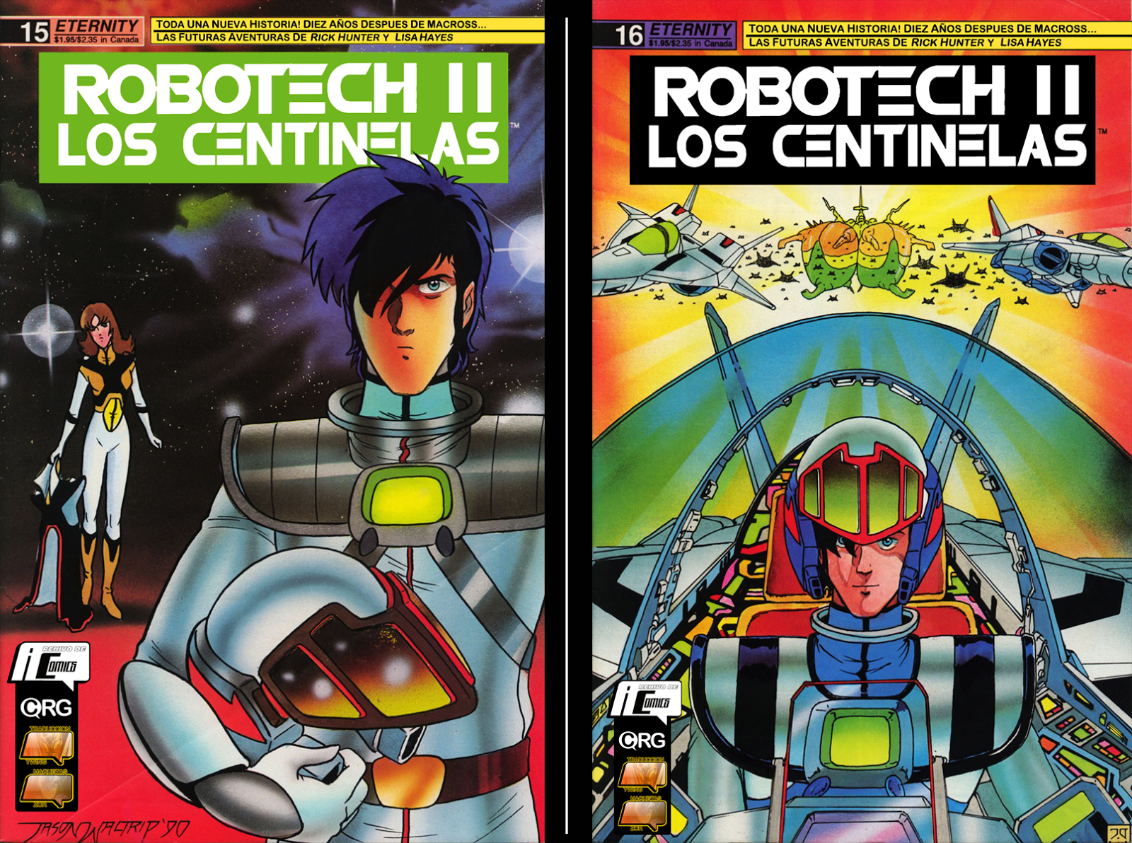 ROBOTECH 2: Los Centinelas #15 y #16 - ROBOTECH/MACROSSComics