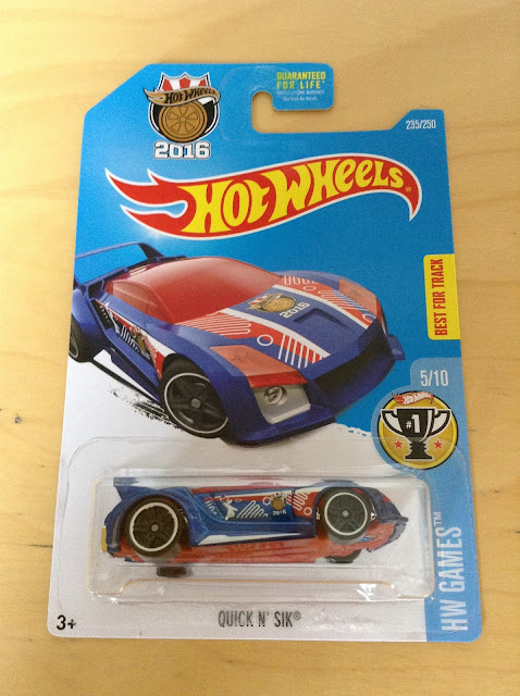JULIAN'S HOT WHEELS BLOG: Quick N' Sik (2016 HW Games)