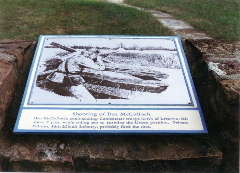 Civil War Notebook: Shooting of Ben McCulloch