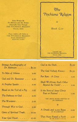 An Armenian Story: Books Part 2: Psychiana Religon