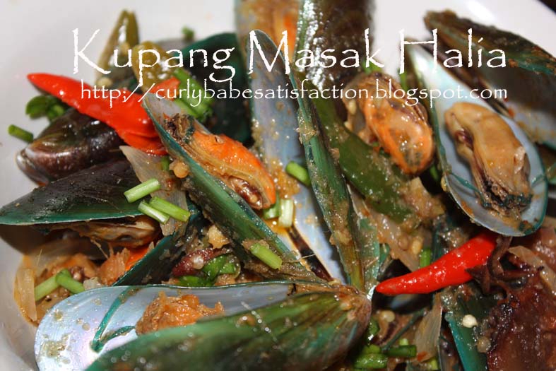 Curlybabe's Satisfaction: Kupang Masak Halia