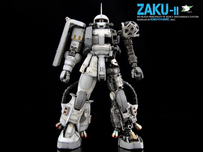 MG 1/100 MS-06R-1A Zaku II Shin Matsunaga Custom Ver. 2.0 Custom Build