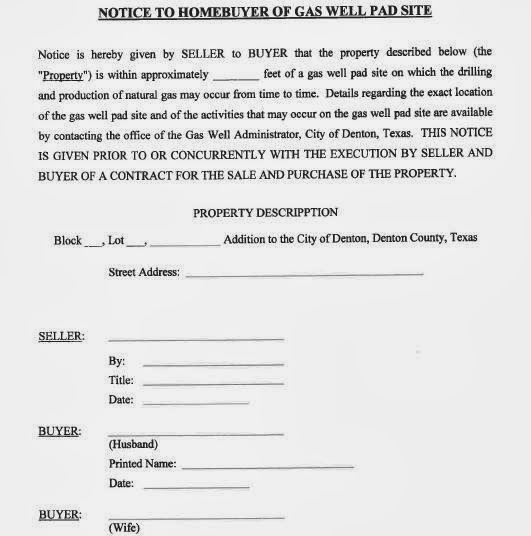 Denton Drilling: A Blog by Adam Briggle: Buyer Beware: Informed Consent ...