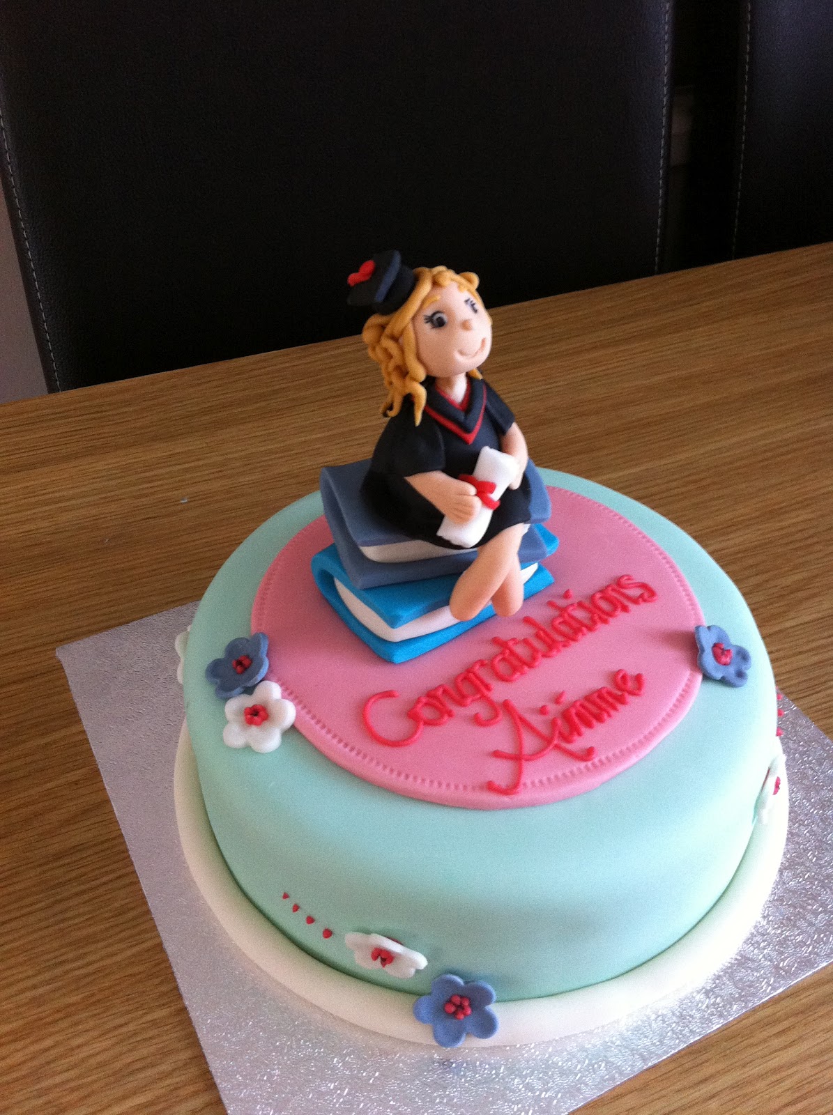 Caked in Icing: Graduation Cake