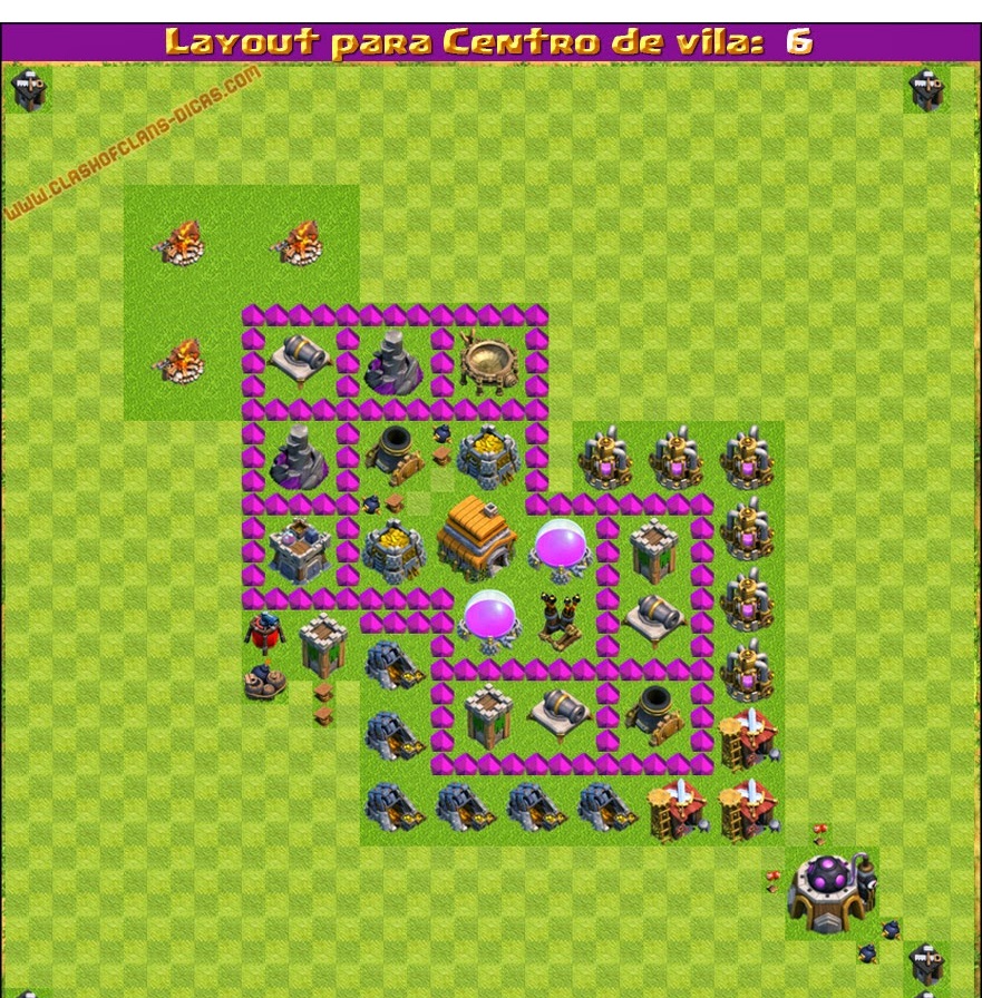 Clan Vingativos BR: Layouts - CV 6