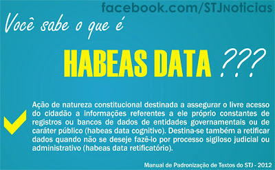 Você sabe o que é HABEAS DATA? - BARBOZA Advogados