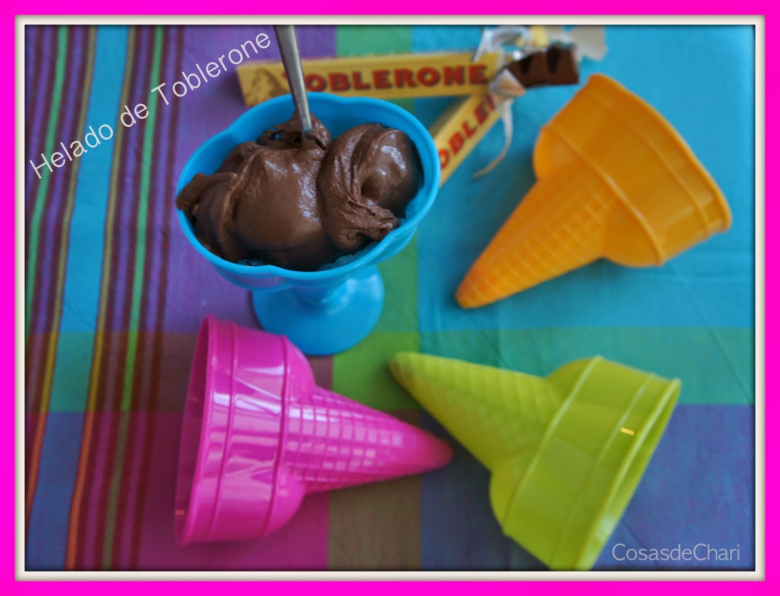 Cosas de Chari: Helado de Toblerone