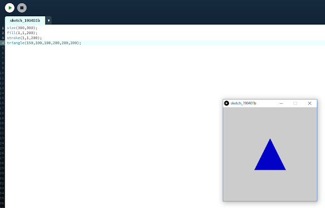 Blog de Javier: Triángulo Processing