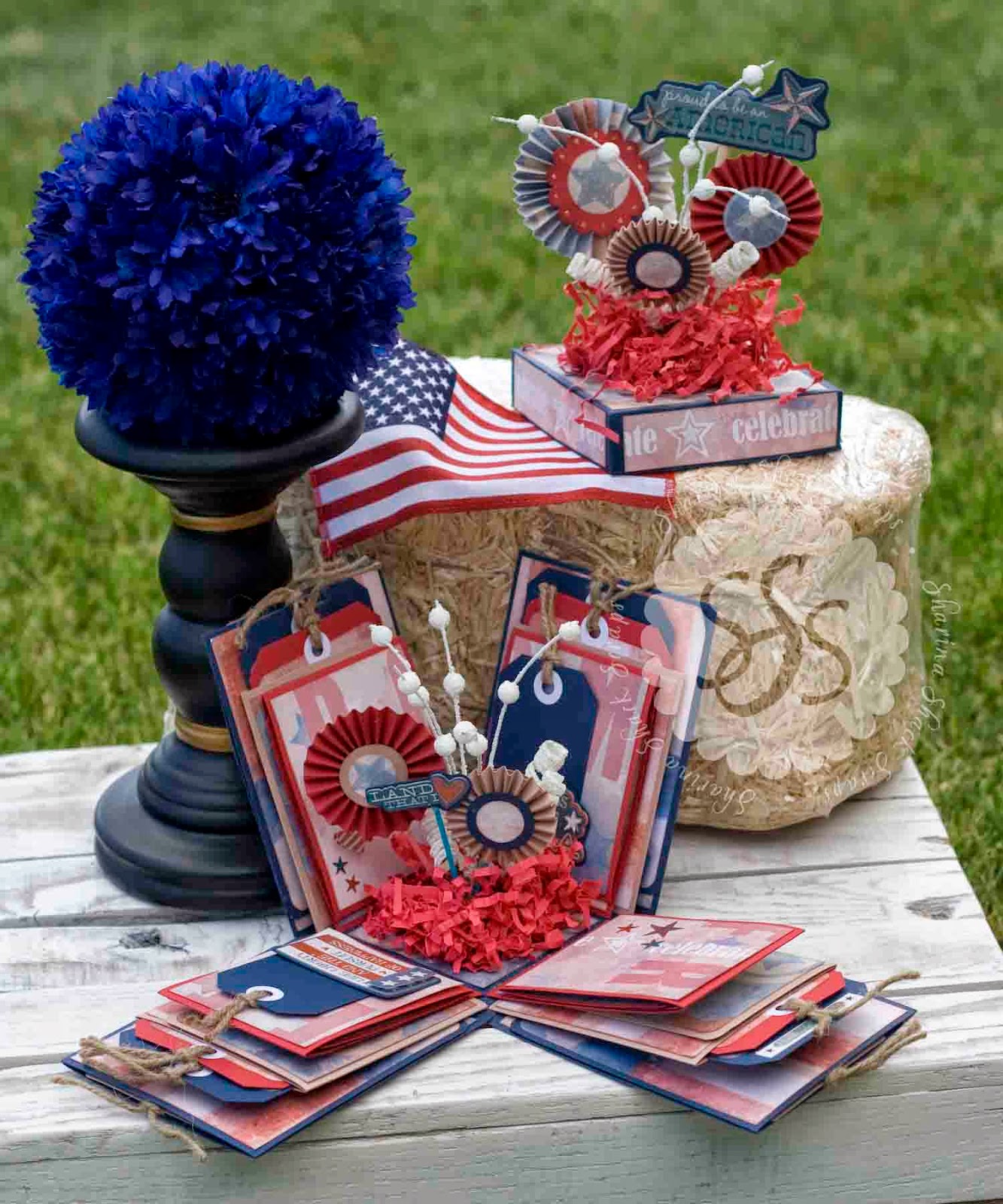 sharinashackscraps: Exploding Fire Cracker Box