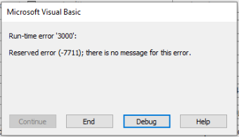 Ms access runtime error 3000 - lanetamystic