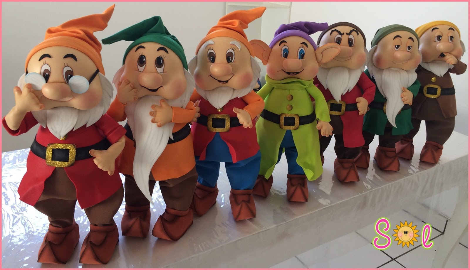 Sol... Artes em EVA: Os Sete Anões...