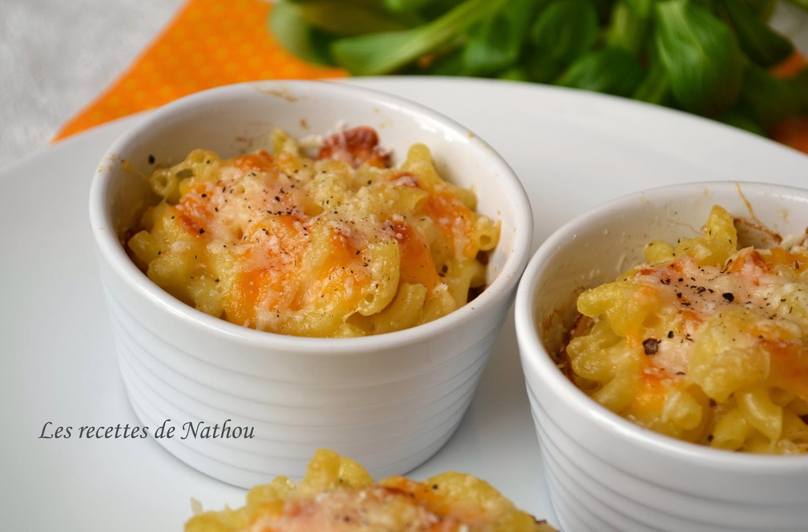 Ma cuisine au fil de mes idées...: Mini-gratins de pâtes au lard et aux ...