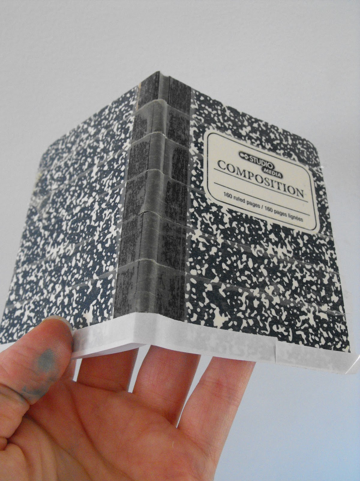 Ruby Murrays Musings: Ways with Vintage Maps - Woven Notebook Tutorial