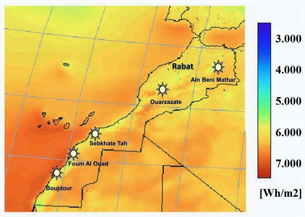 O Frio que vem do Sol: Marrocos: central solar térmica de 160 MW deve ...
