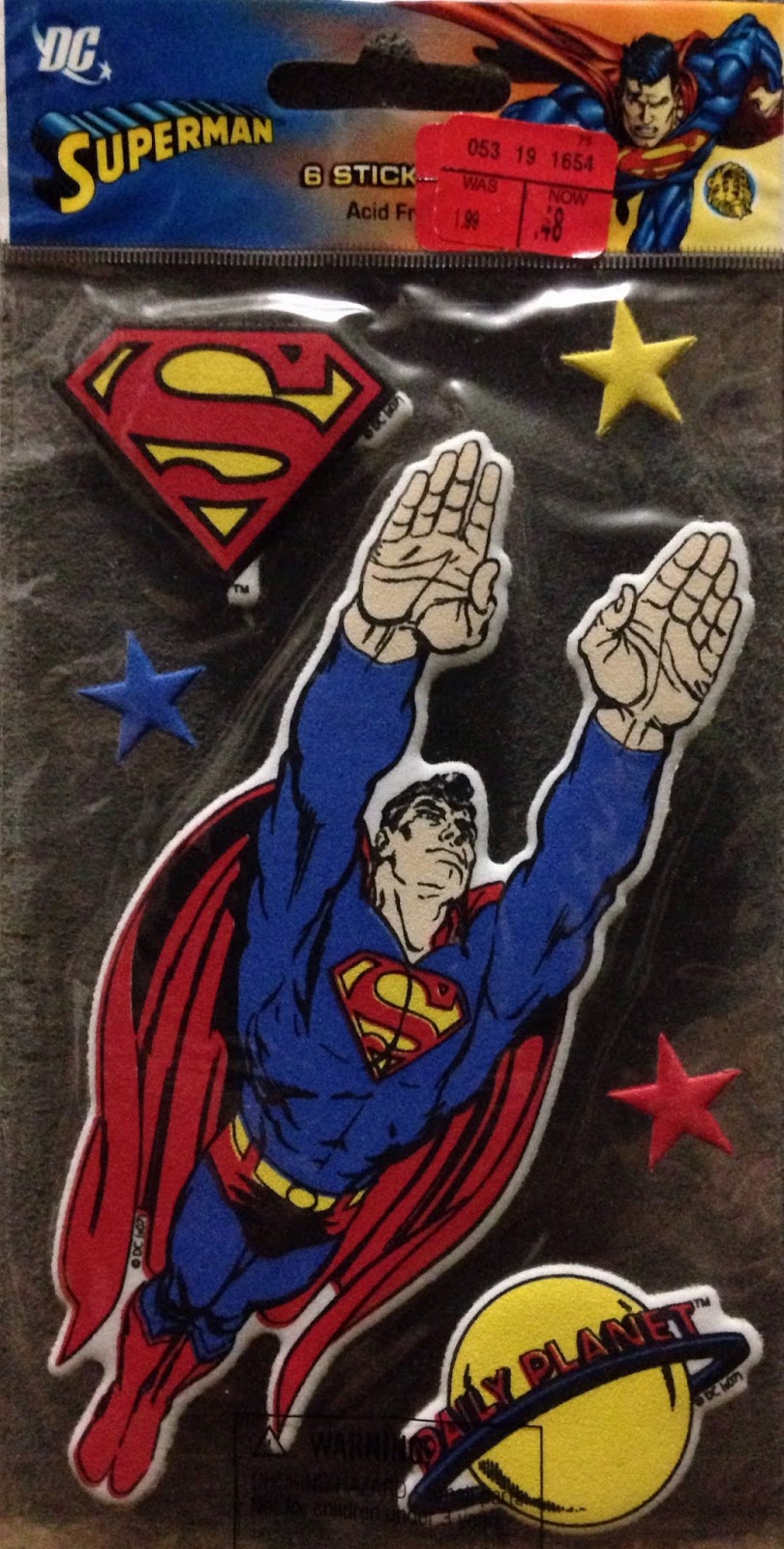 Superman stickers