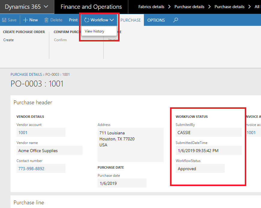 Create a Simple Approval Workflow in Microsoft Dynamics D365