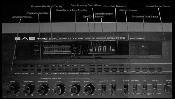 stereonomono - audio Hi Fi Compendium - 14 years on-line: SAE TWO R18