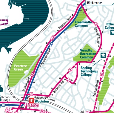 Southampton Bus Update: First changes: Focus on Harefield & Peartree