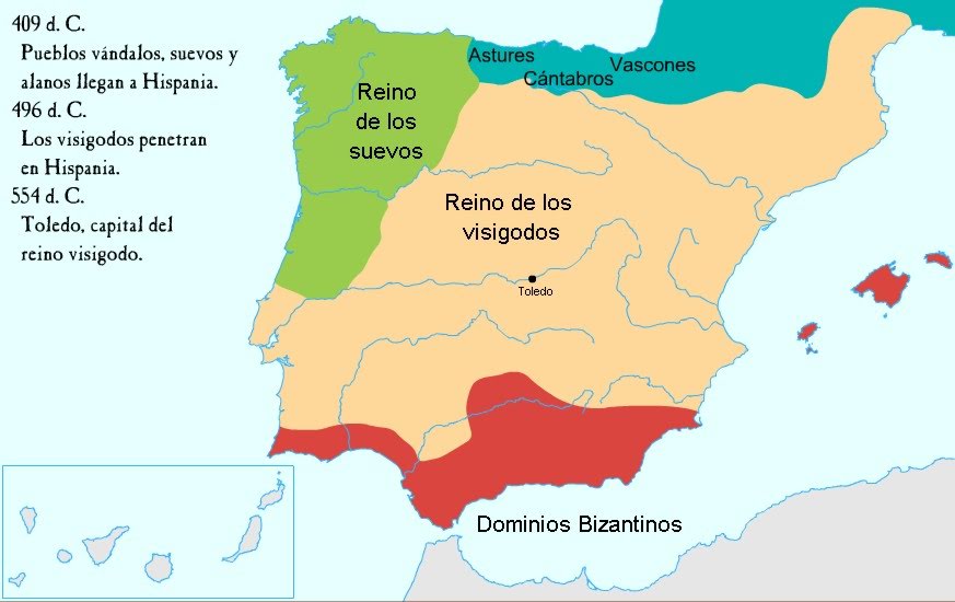 IMÁGENES DE LA HISTORIA DE ESPAÑA: LA ESPAÑA VISIGODA