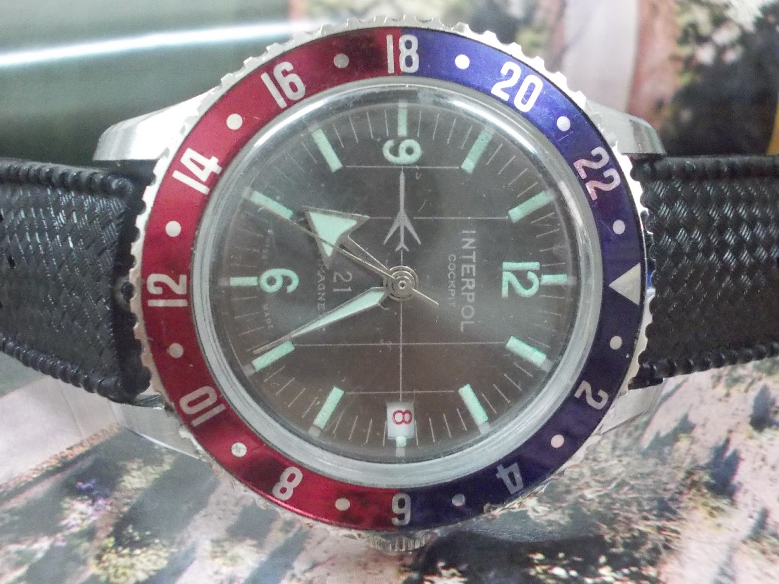 vintage watches: Interpol diver RM350