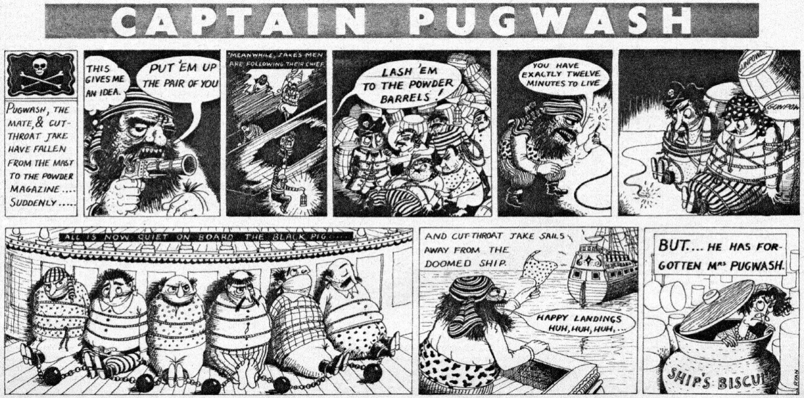 CRIVENS! COMICS & STUFF: CAPTAIN PUGWASH - PART ONE...