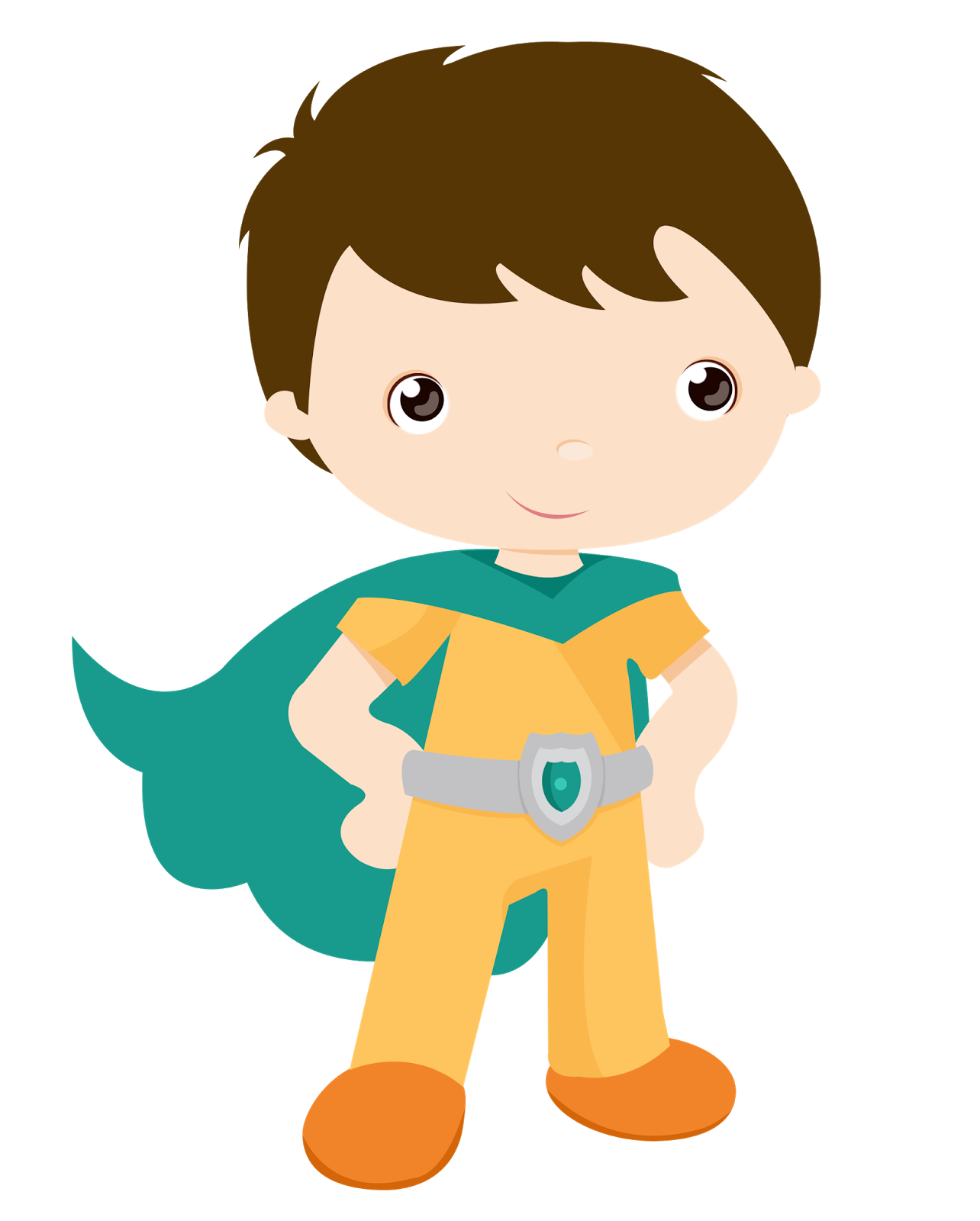 Kids dressed as Superheroes Clipart. - Oh My Fiesta! for Geeks