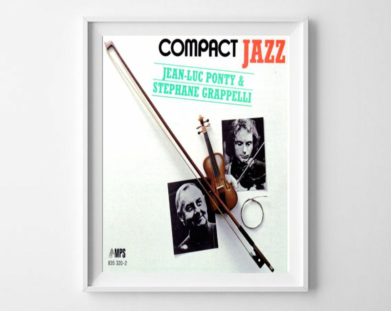 Espacios Tóxicos: Stephane Grappelli & Jean-Luc Ponty 1988 Compact Jazz