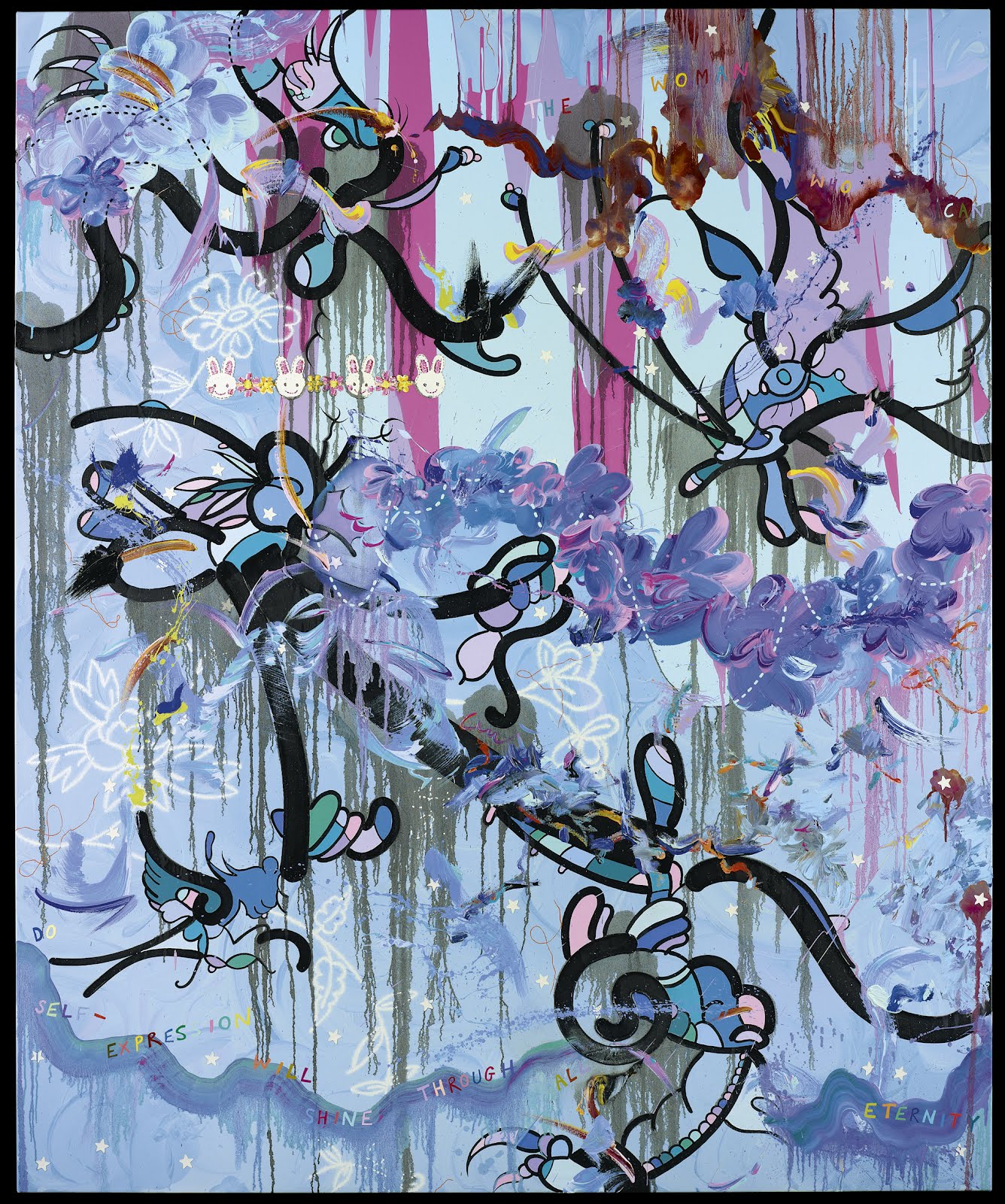 Premiere display for artist Fiona Rae at Leeds Art Gallery