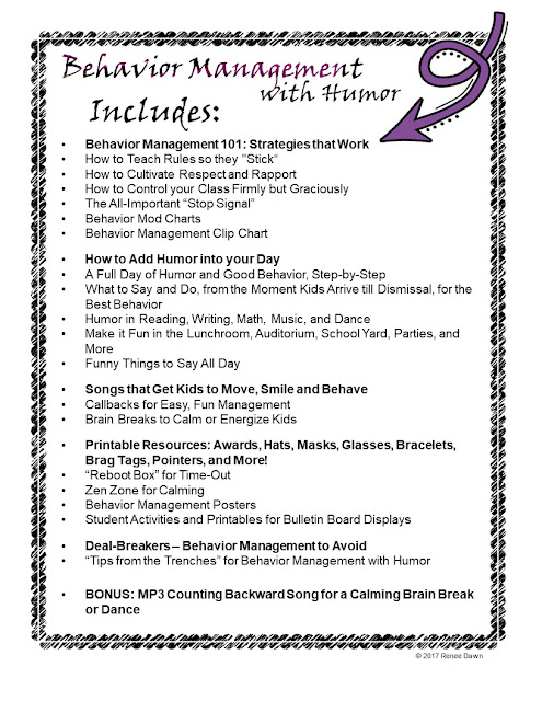 Teacher Ink: Teachers Pay Teachers Blog - Behavior Management with Humor