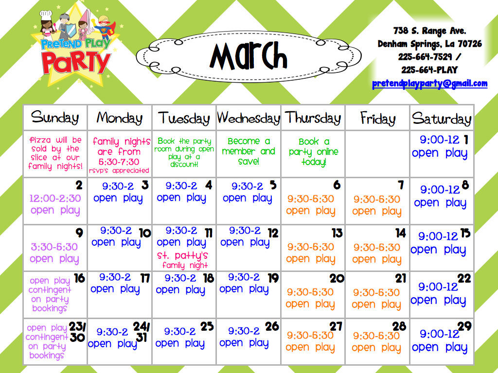 Near Baton Rouge | Children's Play Center, Birthday Party Facility ...