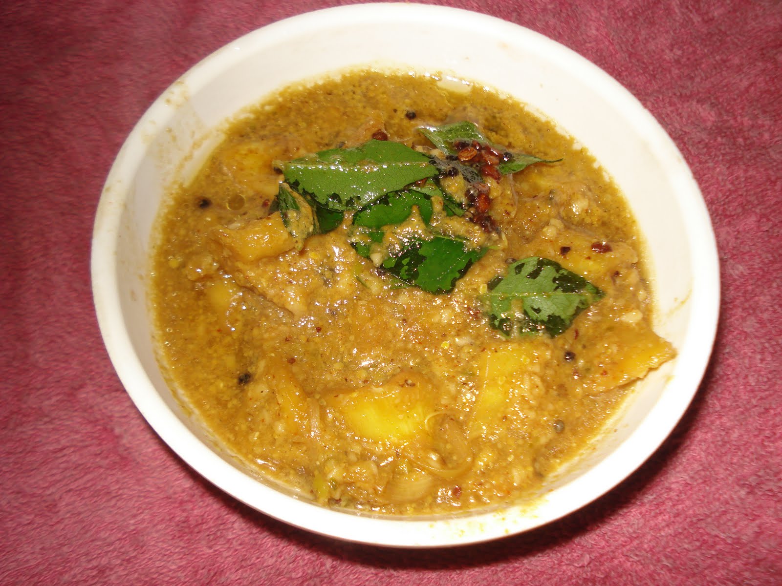 Uma cooks.......: Chakkai puli pachadi (Jackfruit pachadi)