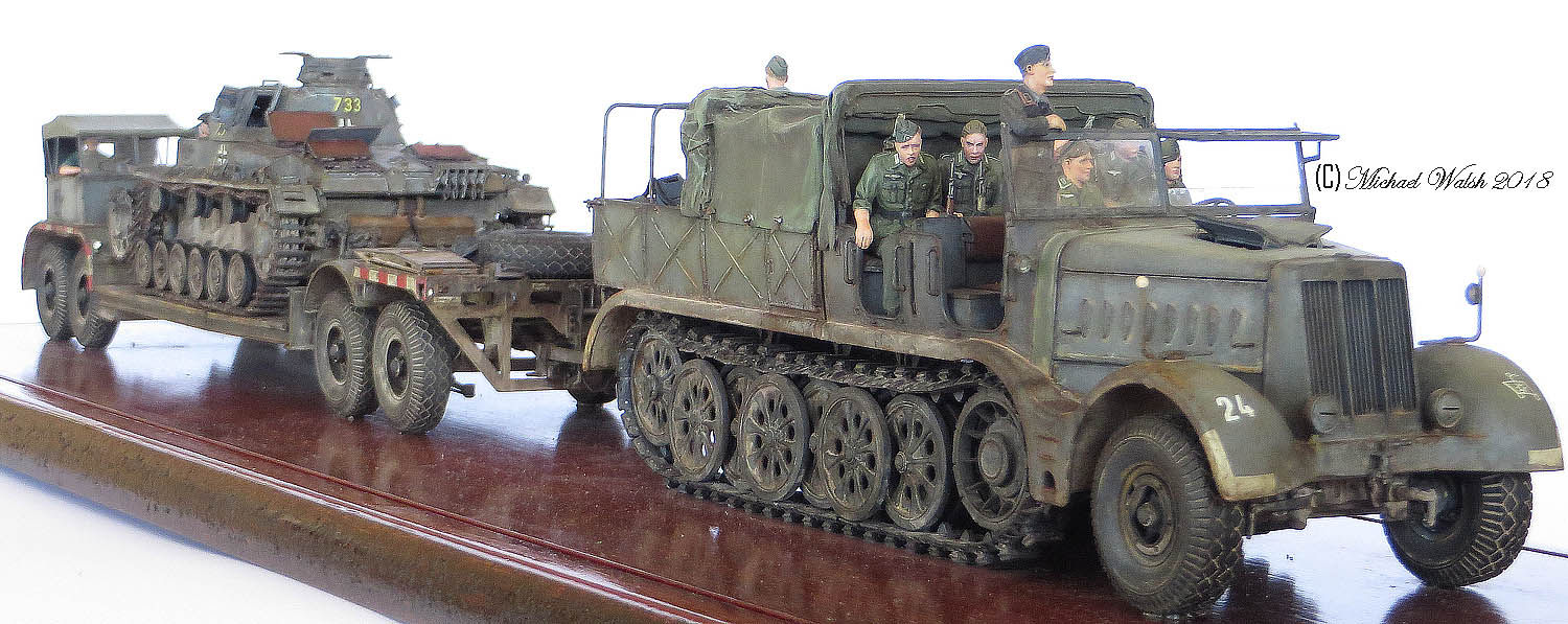 Tamiya 1/35th Famo and trailer