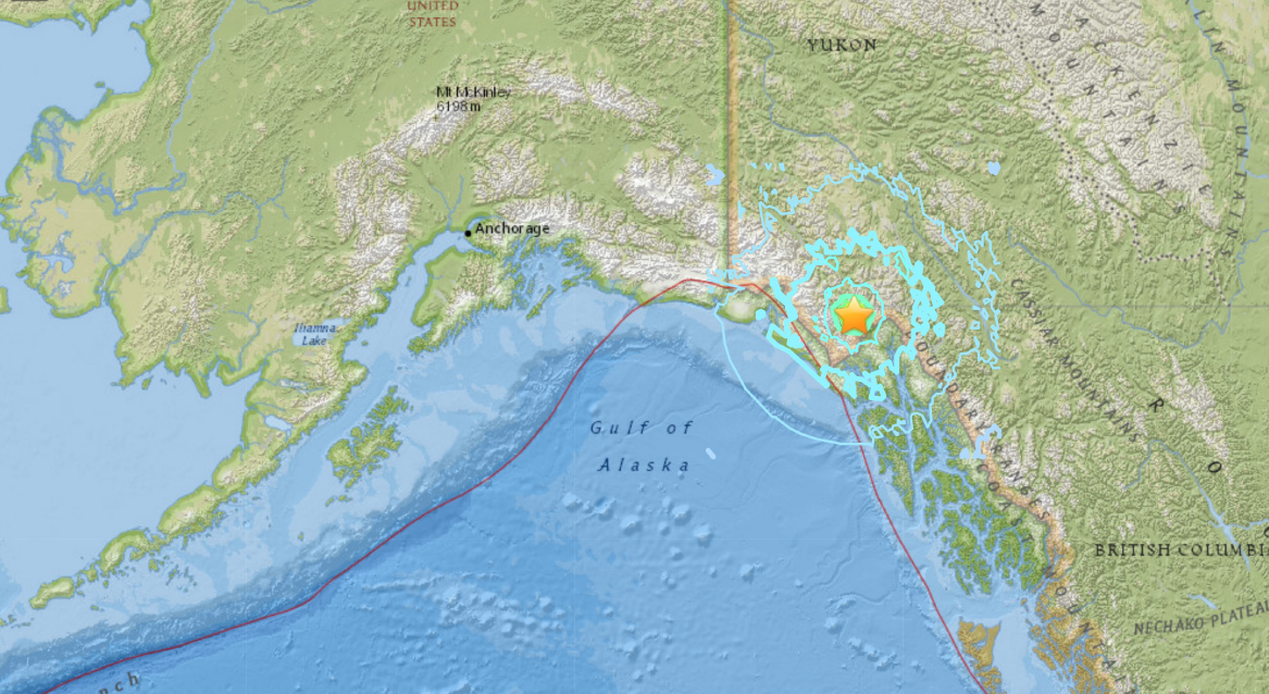 Sciency Thoughts: Magnitude 6.2 Earthquake in northwest British Columbia.