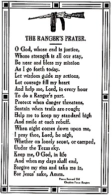 Around the County on Calhoun Unleashed: The Ranger's Prayer