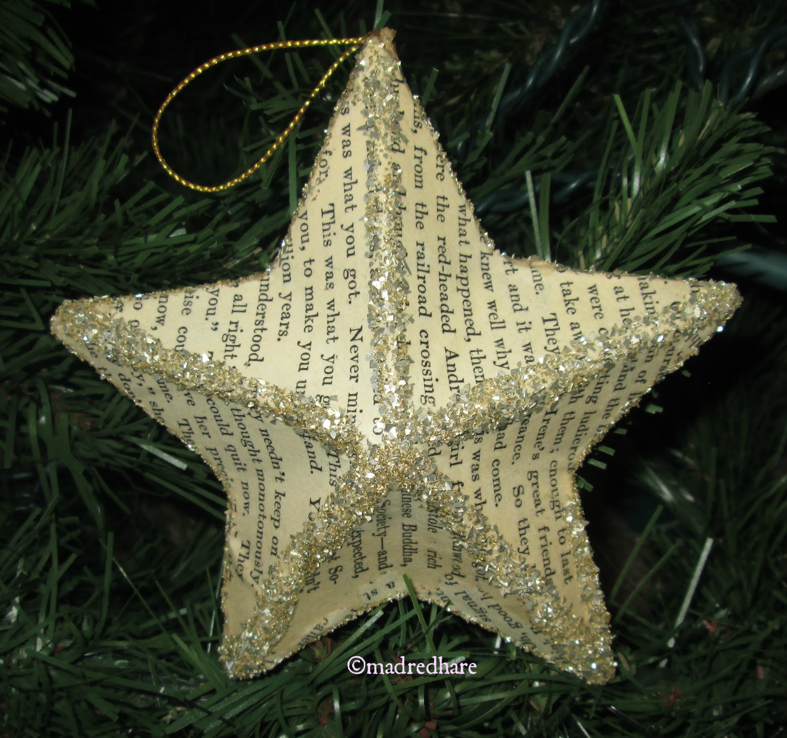 Mad Red Hare: Book Page Stars