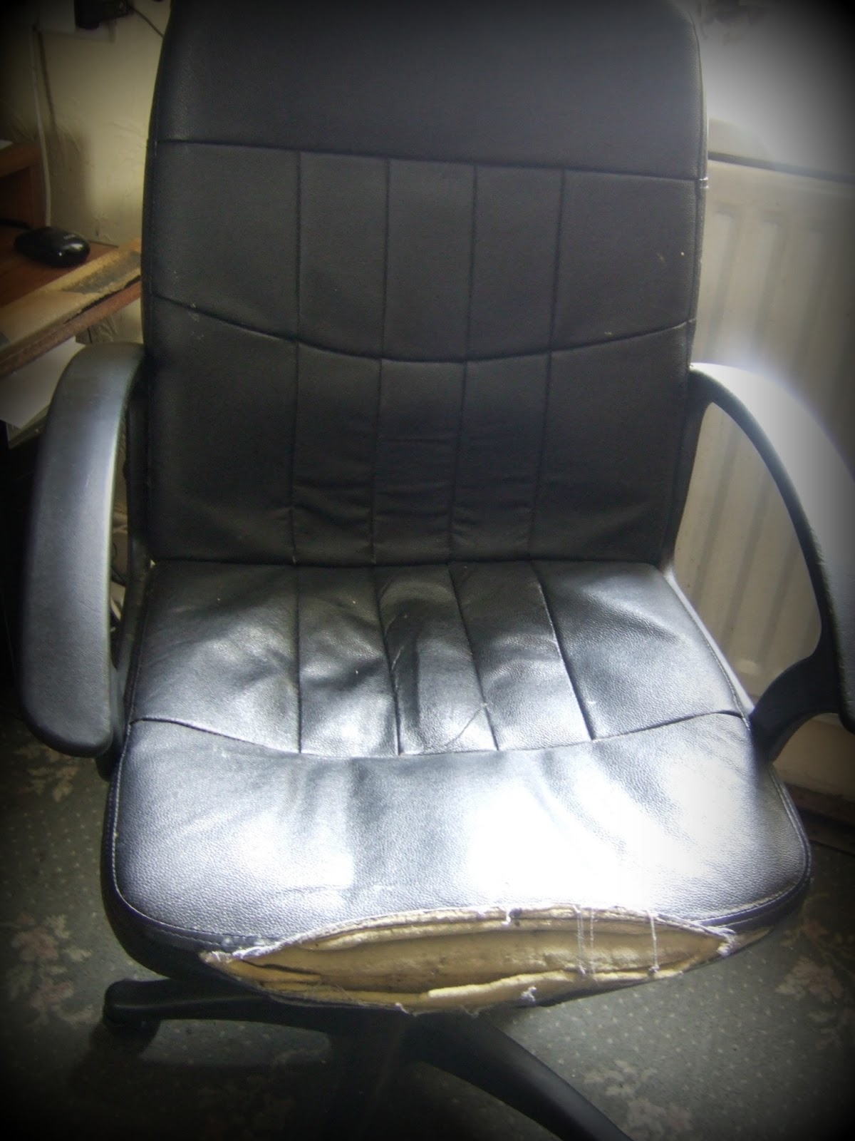 Vintage Hearth: Make do and Mend - Recovered Computer Chair.