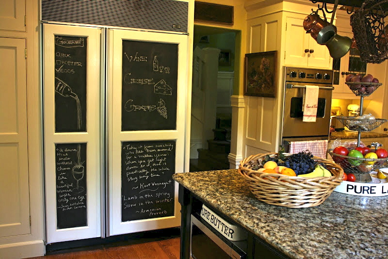 vignette design: Repurposed Refrigerator Panels